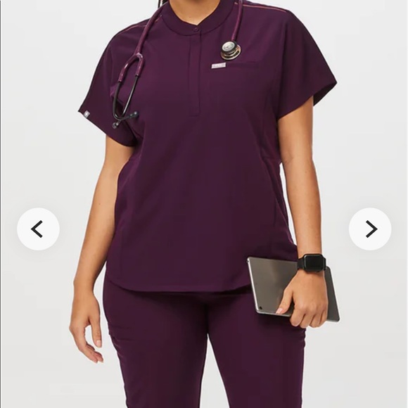 Figs | Other | Figs Set Montex Mock Neck Scrub Top High Waisted Uman ...